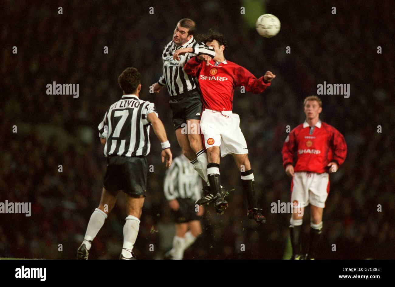 Soccer ... UEFA Champions League ... Manchester United v Juventus Stock ...
