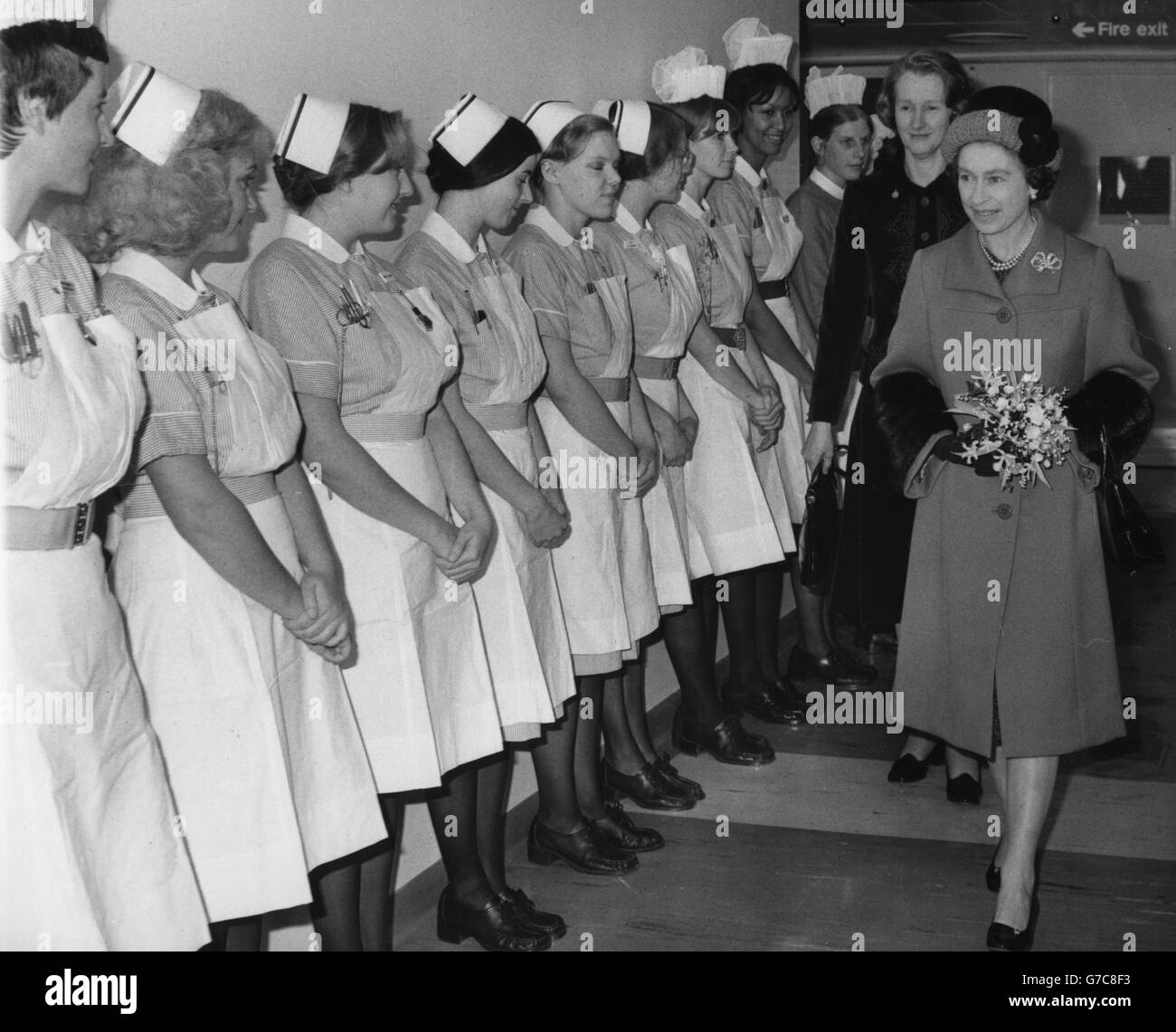 Nurse london hospital uniform hi-res stock photography and images - Alamy