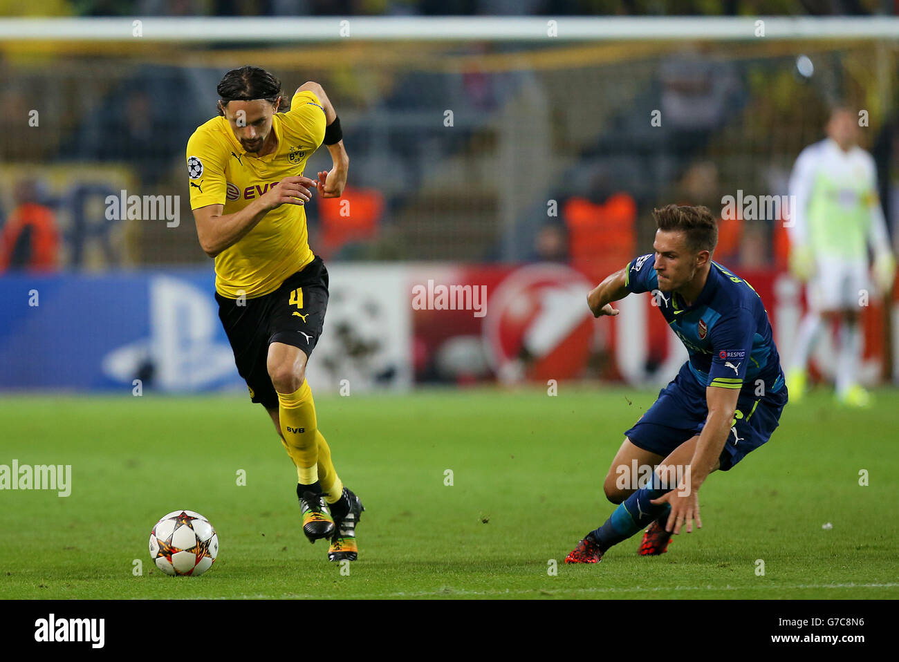 Soccer - UEFA Champions League - Group D - Borussia Dortmund v Arsenal ...