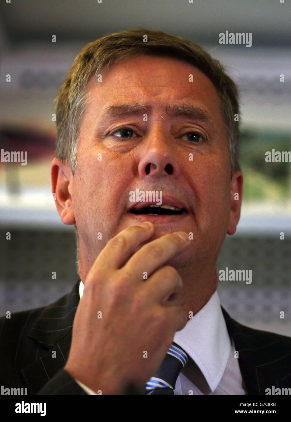 Keith Brown MSP after making a statement putting himself forward for ...