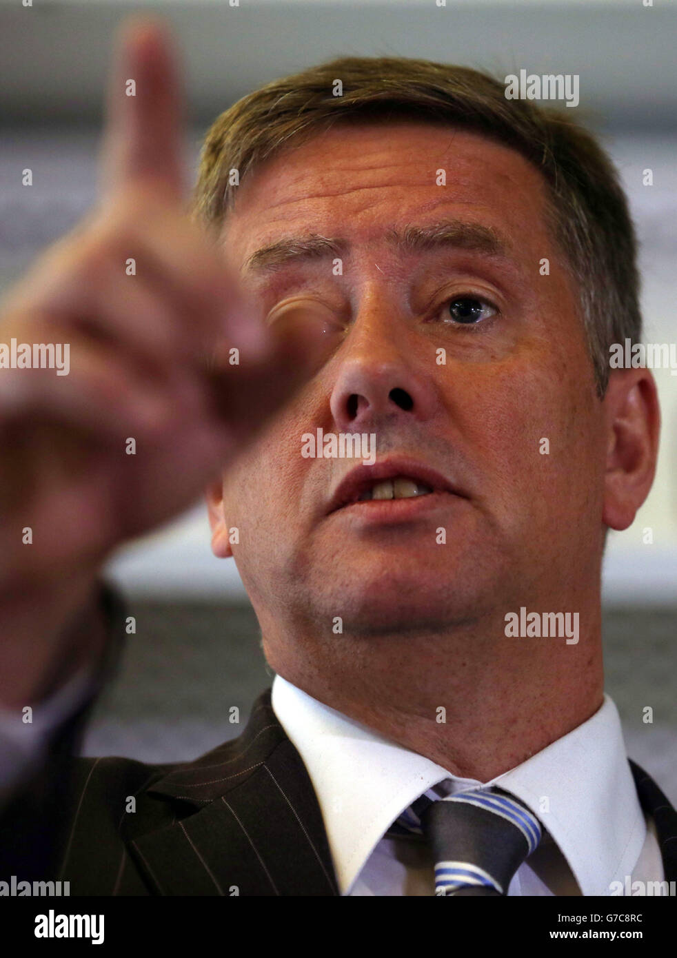 Keith Brown MSP after making a statement putting himself forward for ...