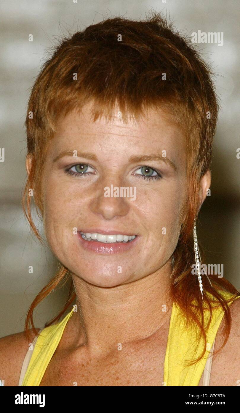 Actress Patsy Palmer sporting a new haircut during a photocall at The ...