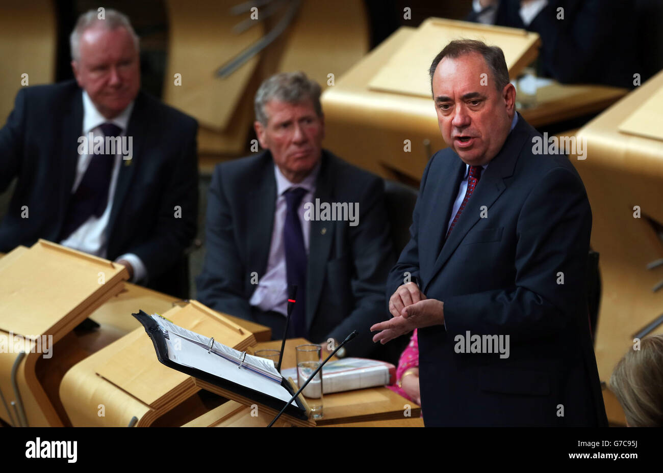First Minister's Questions Stock Photo - Alamy