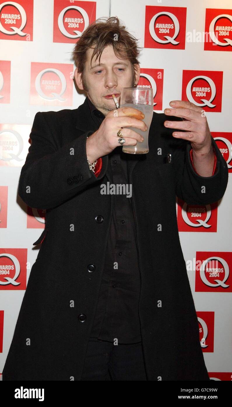 Shane McGowan arrives for the 15th annual Q Awards at Grosvenor House ...