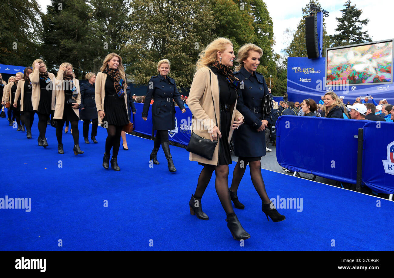 Wife of usa captain tom watson and alison mcginley hi-res stock ...