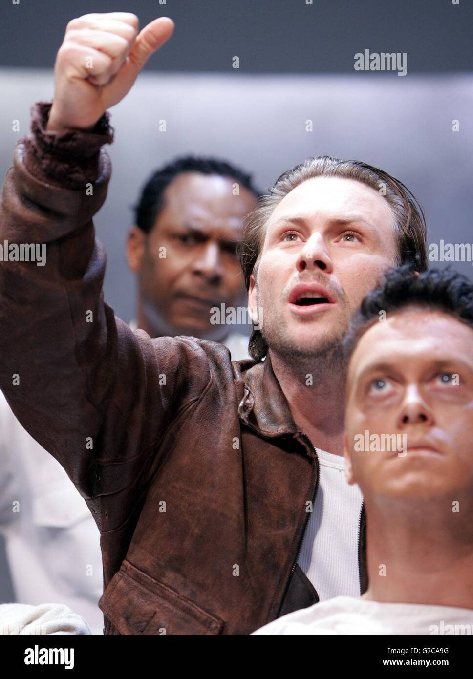 Actor Christian Slater during a photocall for the play 'One Flew Over ...