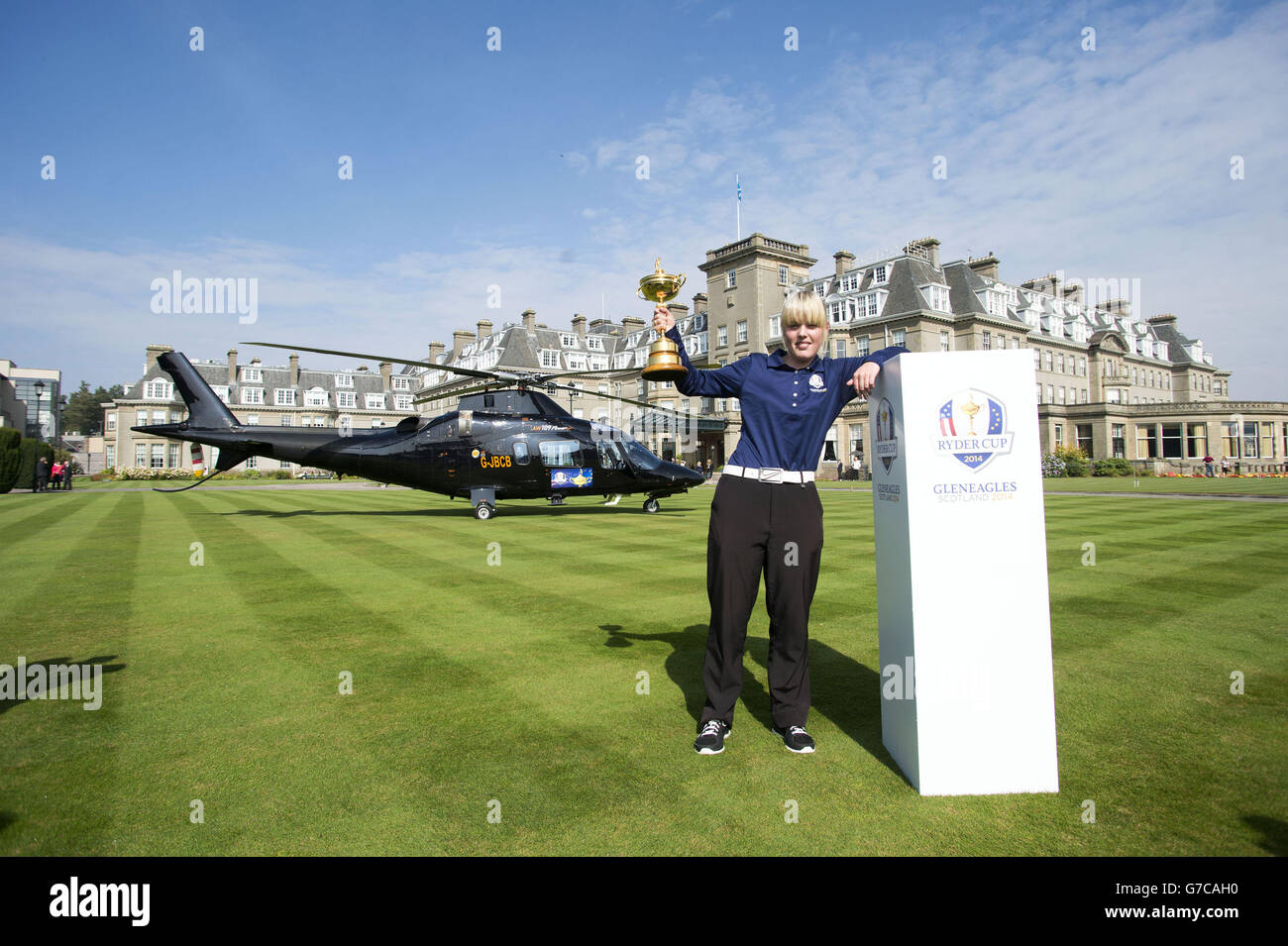 17 year old golfer Kayleigh Singer, from South Queensferry flew into ...