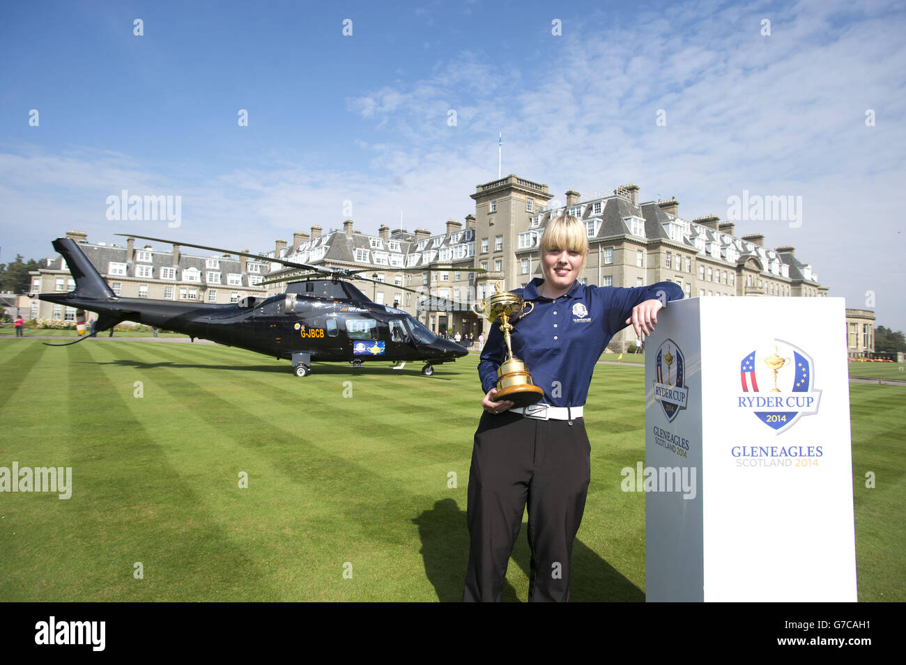 17 year old golfer Kayleigh Singer, from South Queensferry flew into ...
