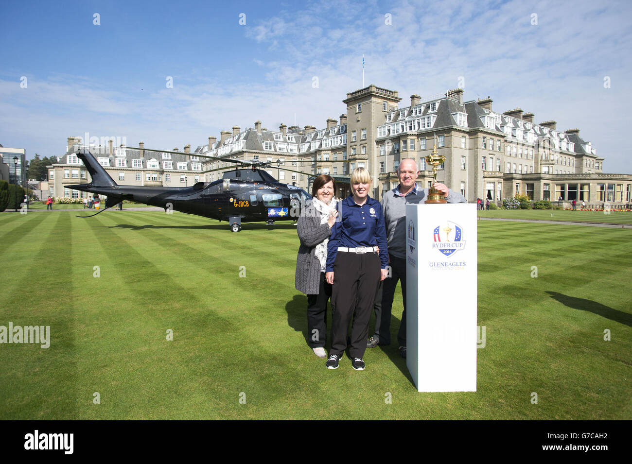 17 year old golfer Kayleigh Singer, from South Queensferry flew into ...