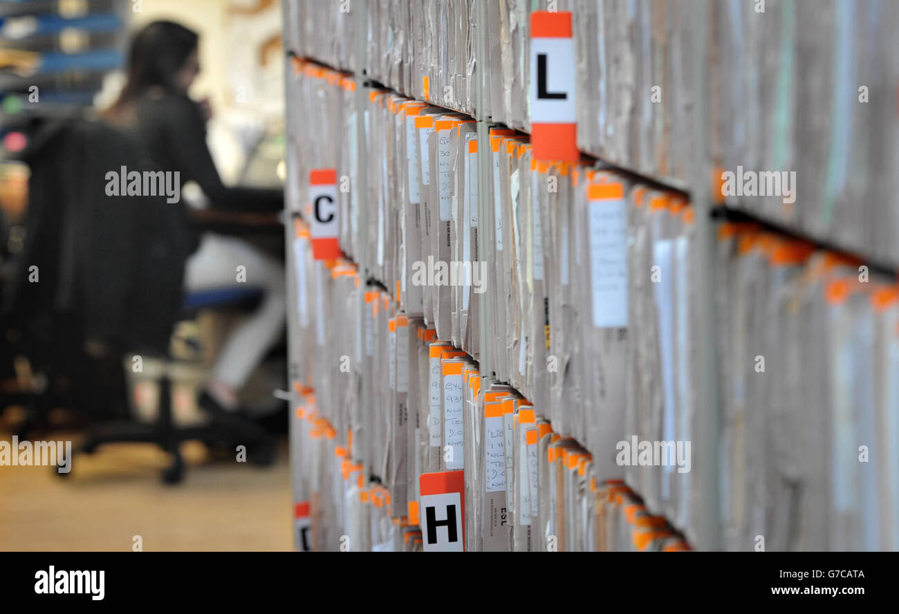 Patient's records are stored at the Temple Fortune Health Centre GP ...