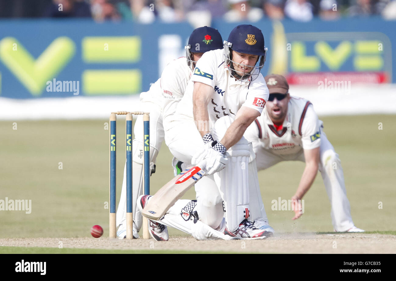 Sussex's Ed Joyce batting during the LV County Championship match ...