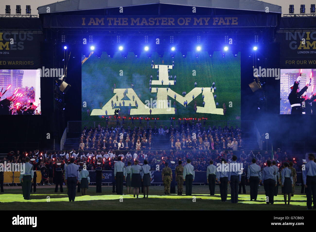 The opening ceremony of the Invictus Games at the Queen Elizabeth ...