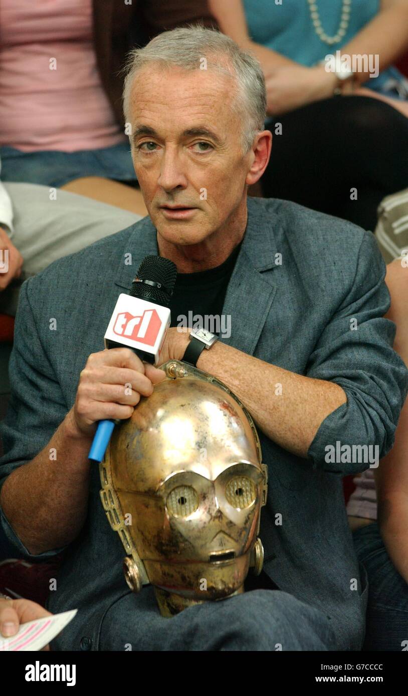 Actor Anthony Daniels - C3P0 in Star Wars - during his guest appearance ...