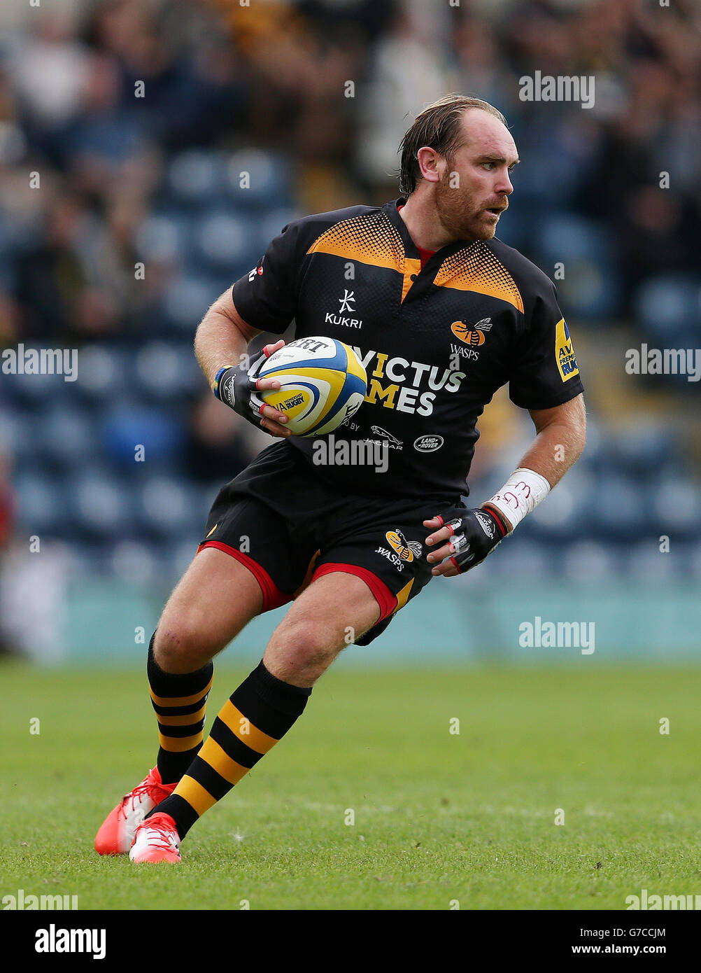 Wasps Andy Goode during the Aviva Premiership match at Adams Park, High ...