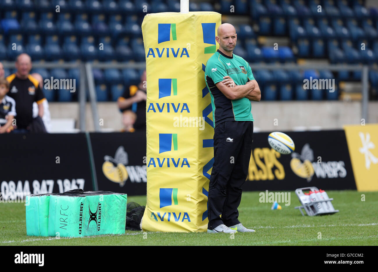 Northampton Saints Director of Rugby Jim Mallinder during the Aviva ...