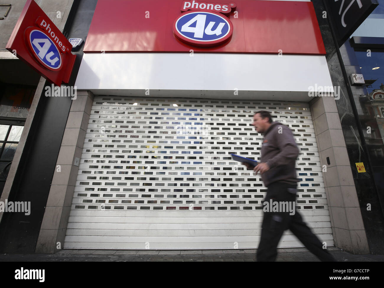 Phones 4U in administration Stock Photo - Alamy