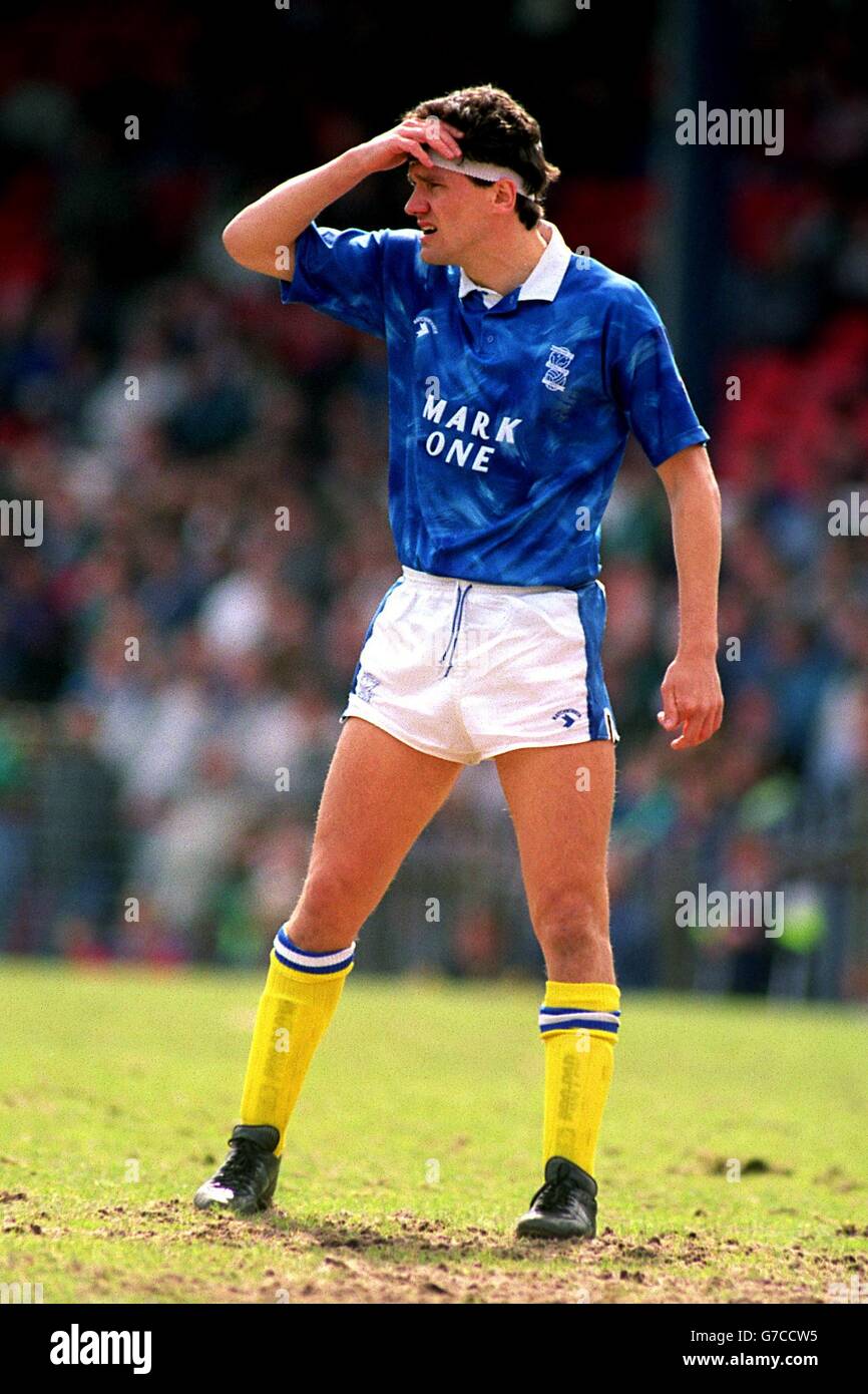ENGLISH SOCCER. MARK RUTHERFORD, BIRMINGHAM CITY Z4 Stock Photo - Alamy