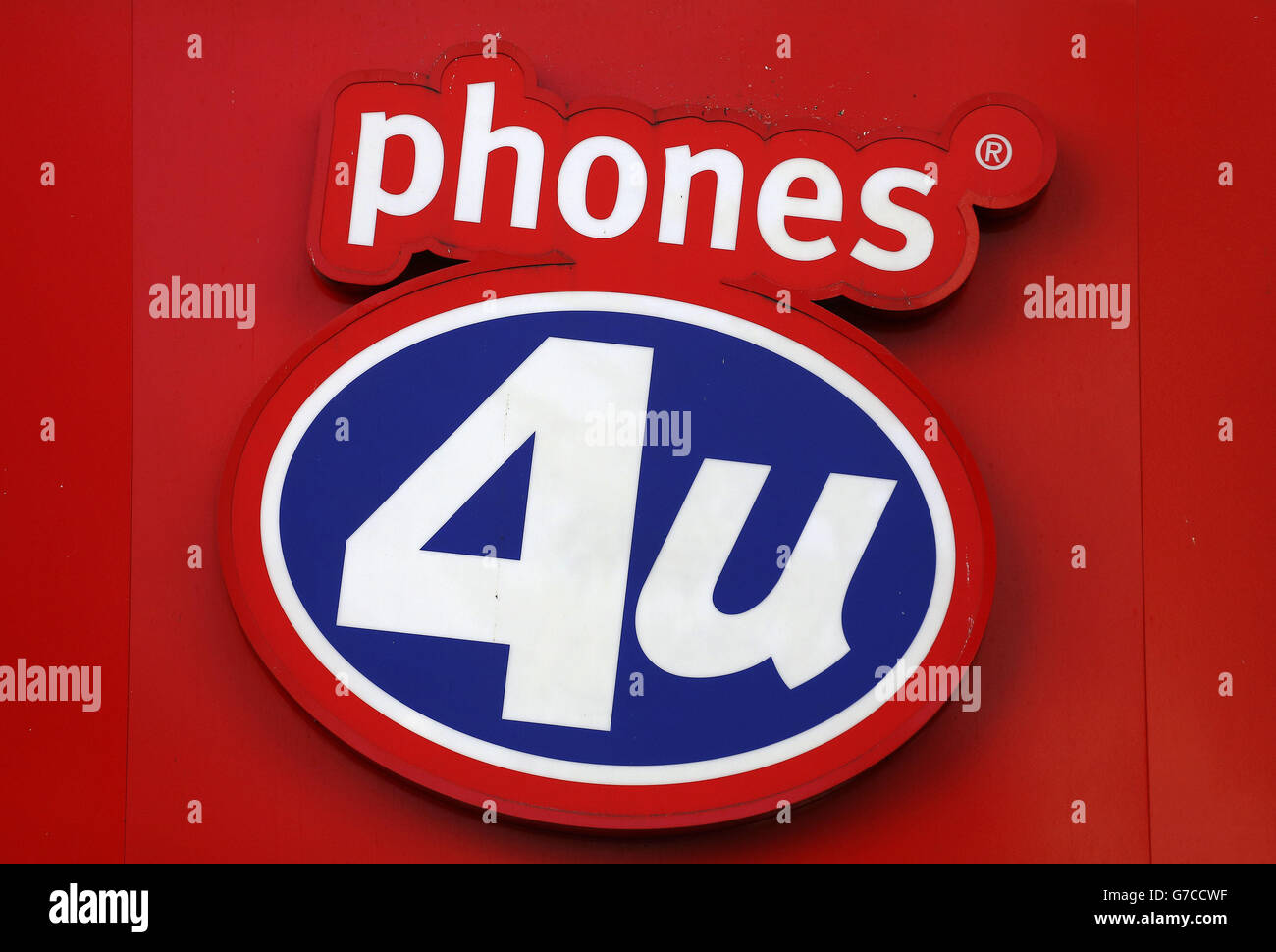 Phones 4U in administration Stock Photo - Alamy
