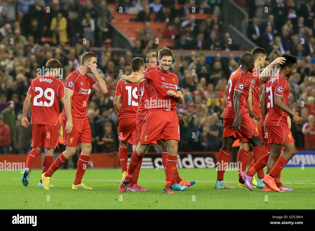 Uefa champions league group b game anfield hi-res stock photography and ...