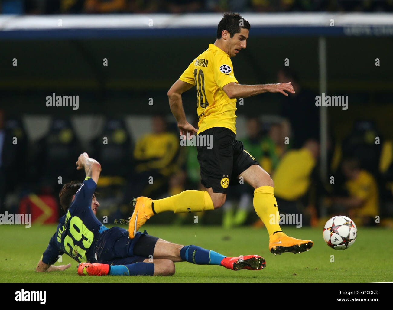 Soccer - UEFA Champions League - Group D - Borussia Dortmund v Arsenal ...