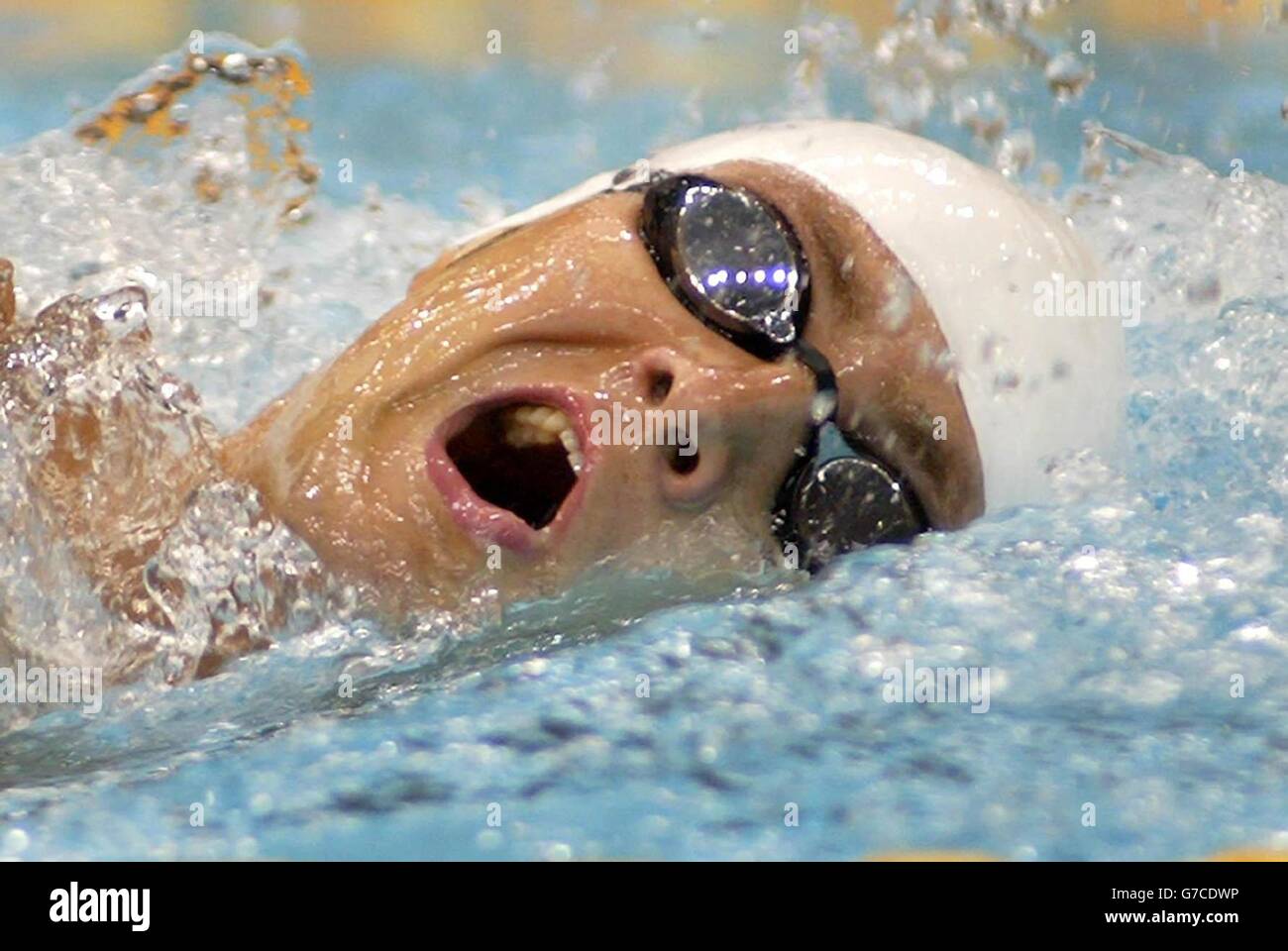 Great Britain's James Crisp completes during the heats of the Men's S9 ...