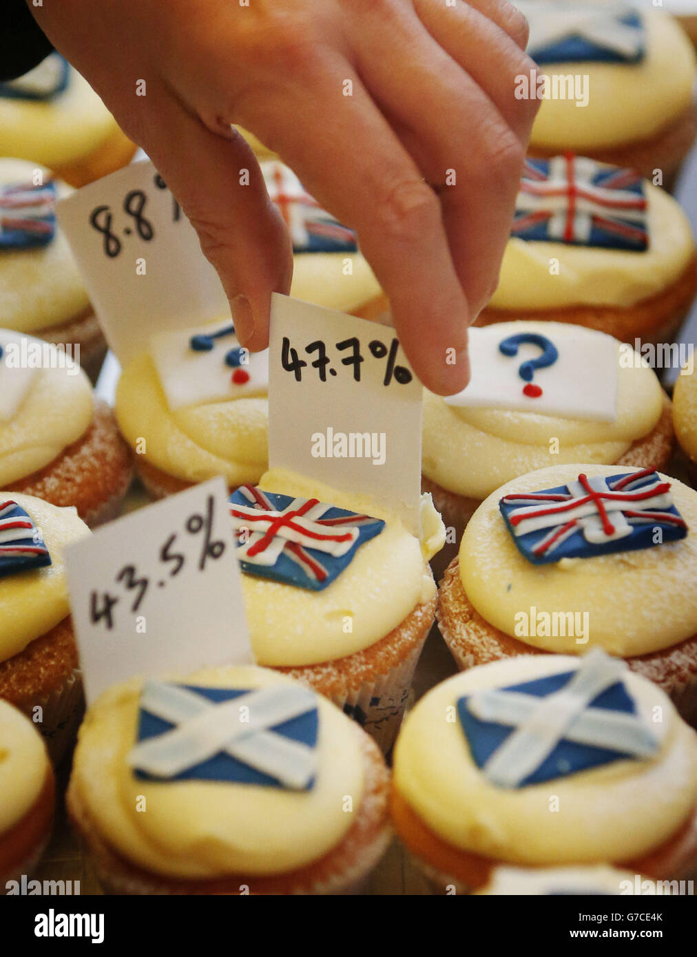 Scottish independence referendum results hi-res stock photography and ...