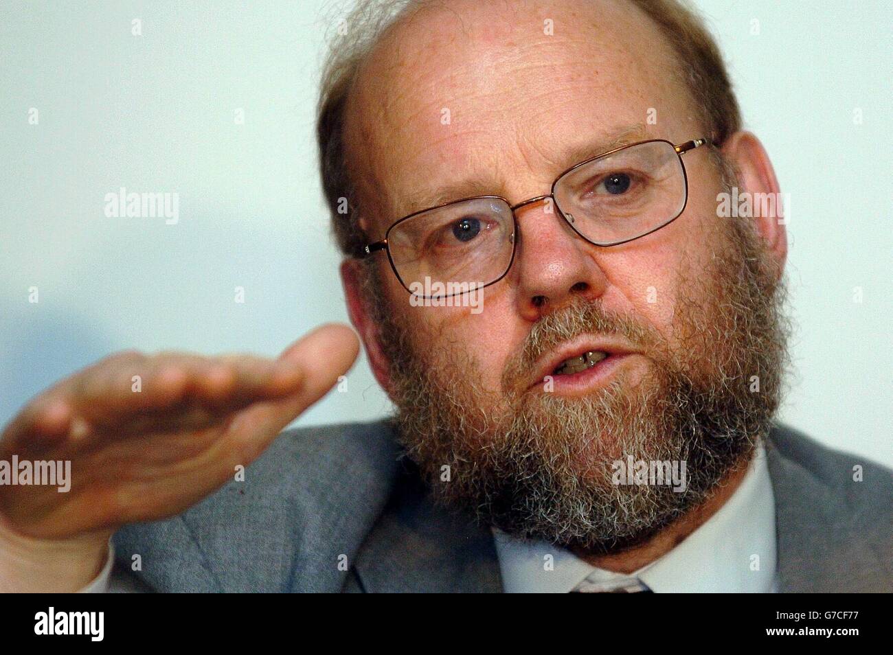 Dolly the Sheep scientist Professor Ian Wilmut speaking at a press ...