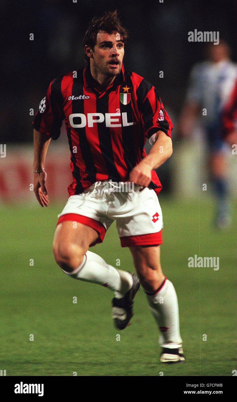Soccer. UEFA Champions League. FC Porto v AC Milan. Marco Simone, AC ...