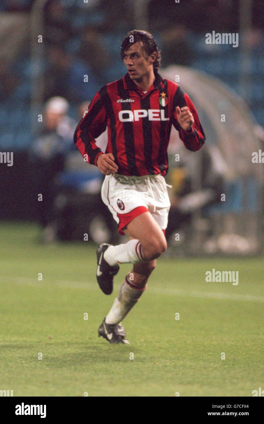 Soccer ... UEFA Champions League ... FC Porto v AC Milan. Paolo Maldini ...