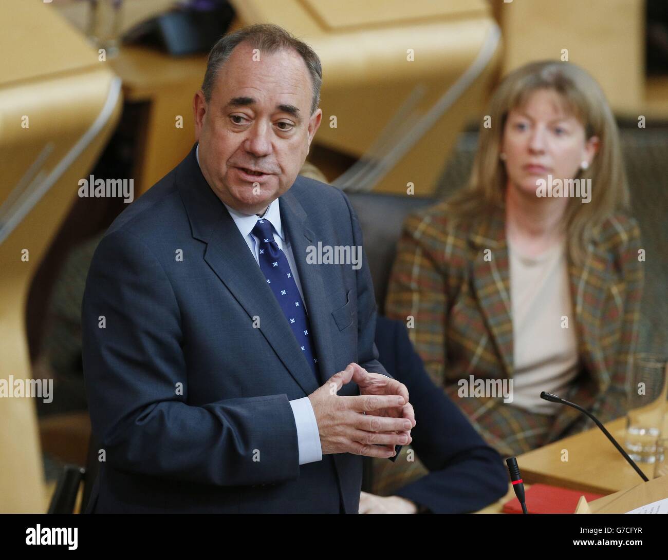 Alex Salmond statement Stock Photo - Alamy
