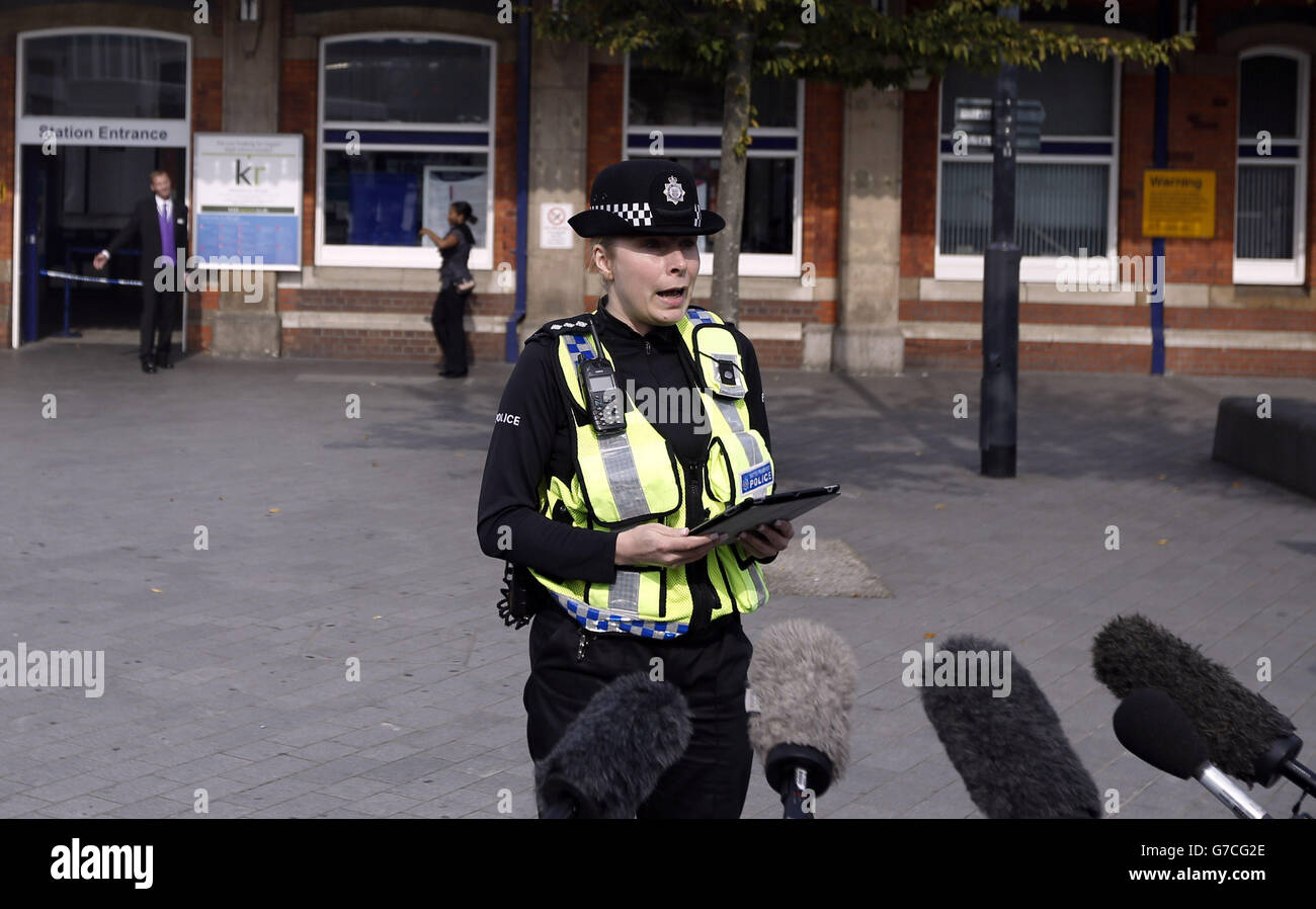 British transport police slough hi-res stock photography and images - Alamy