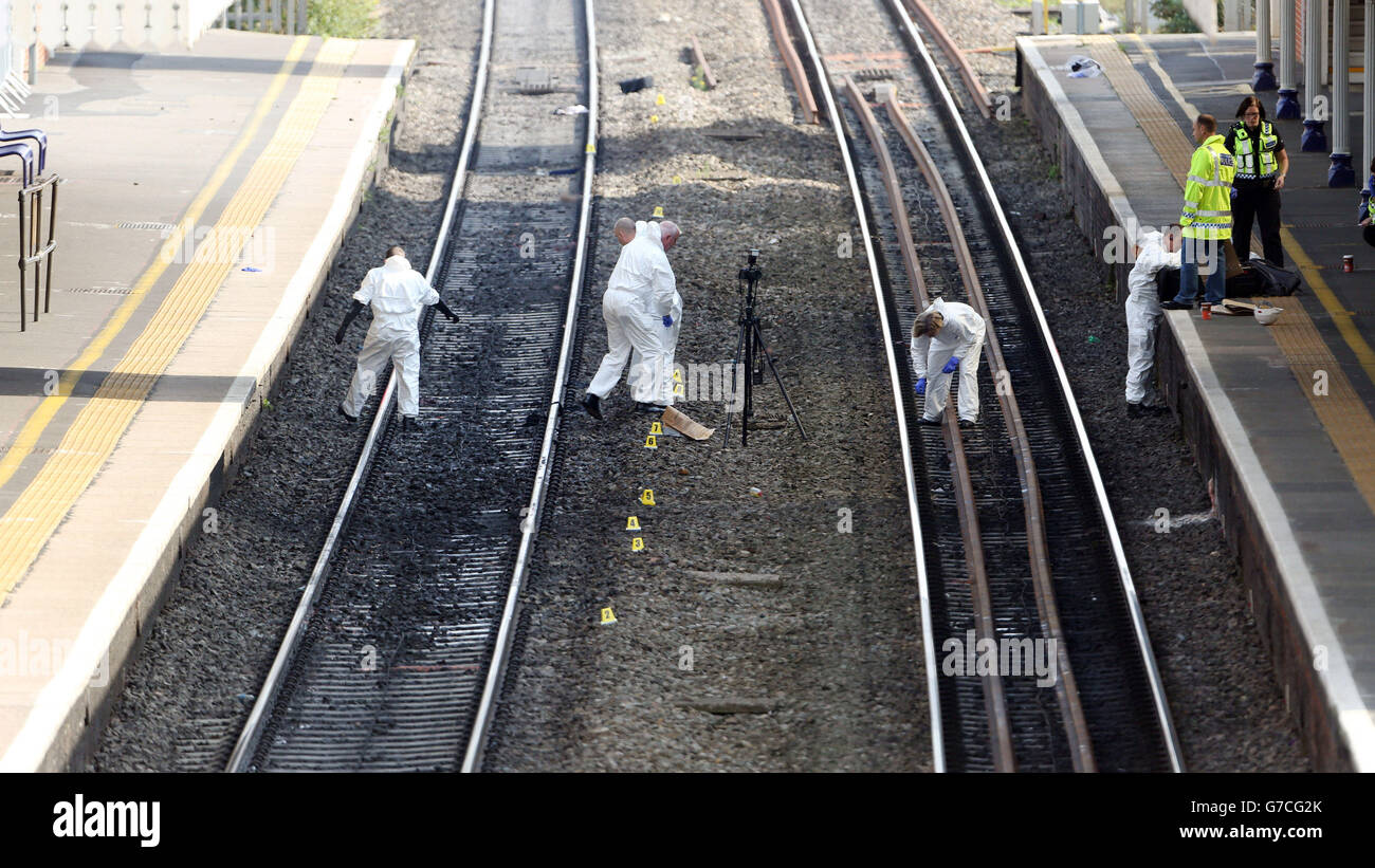 Slough train station death Stock Photo - Alamy