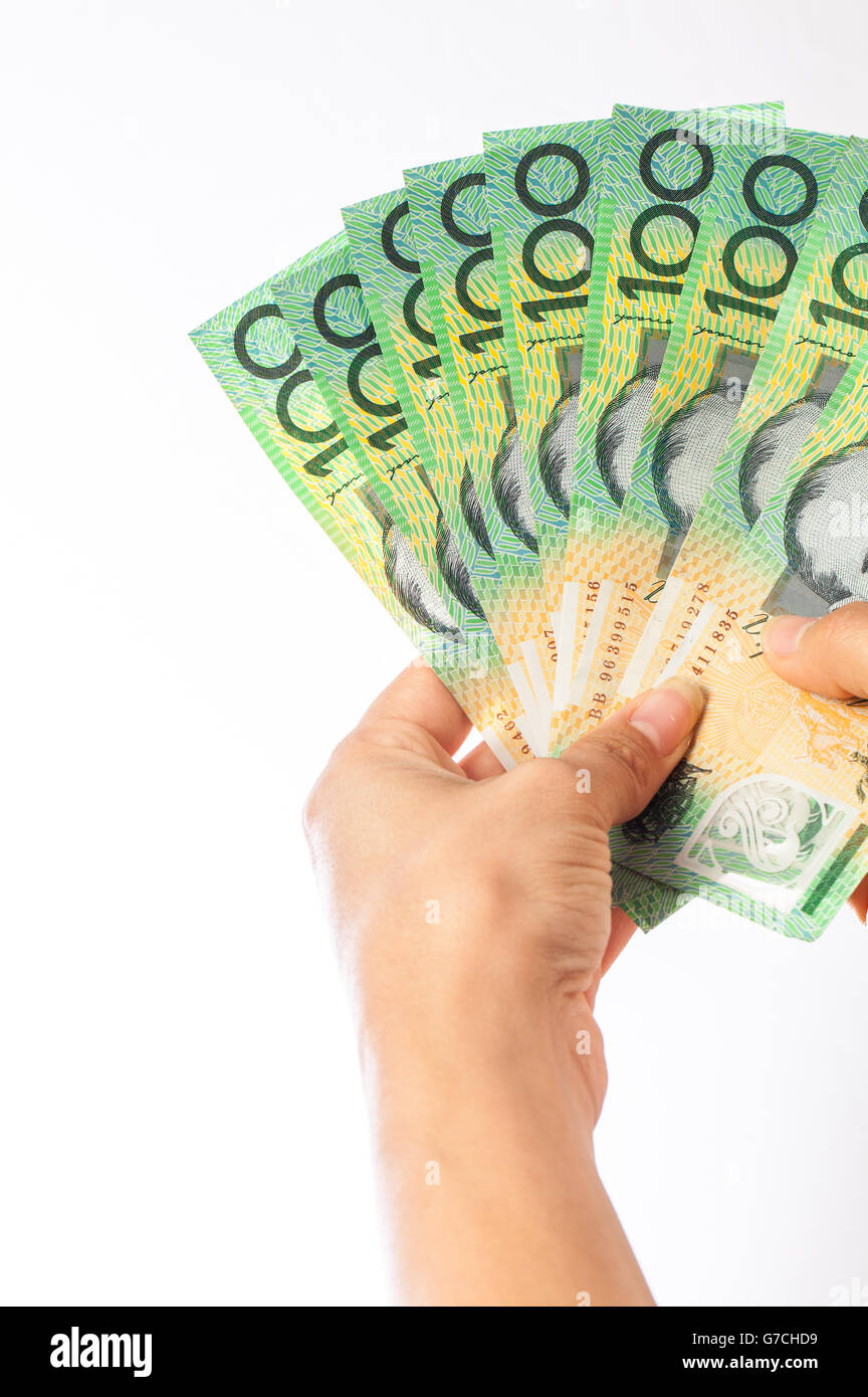 Australian bank notes Stock Photo - Alamy