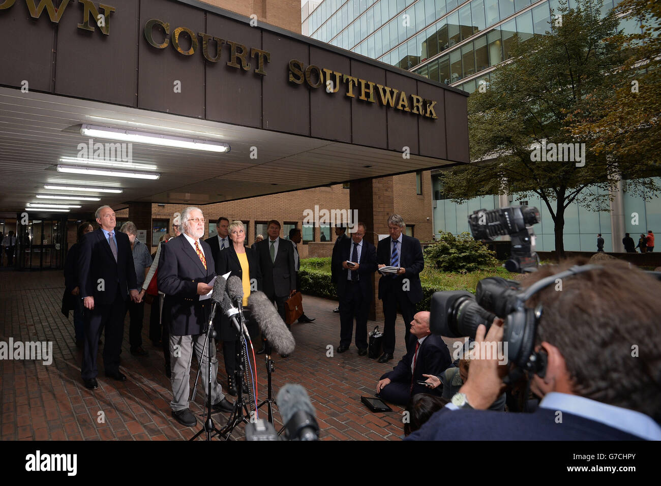 Dave Lee Travis court case Stock Photo - Alamy