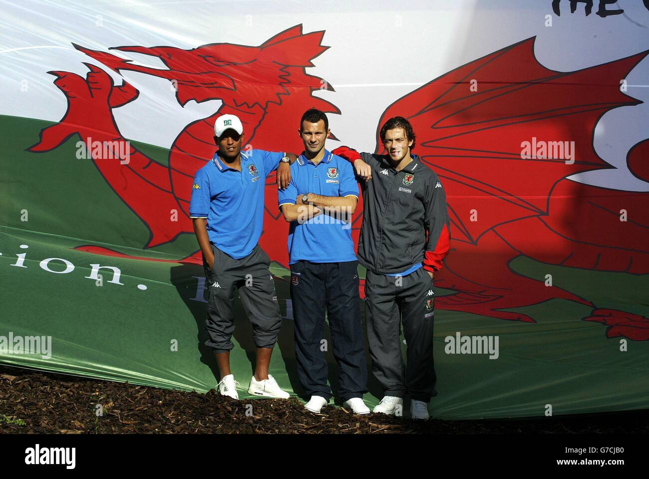 Sport football welsh flag hi-res stock photography and images - Alamy