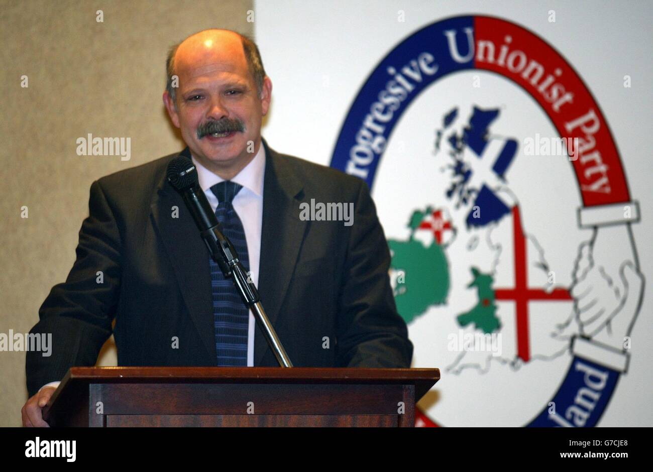 David Ervine annual conference Stock Photo - Alamy