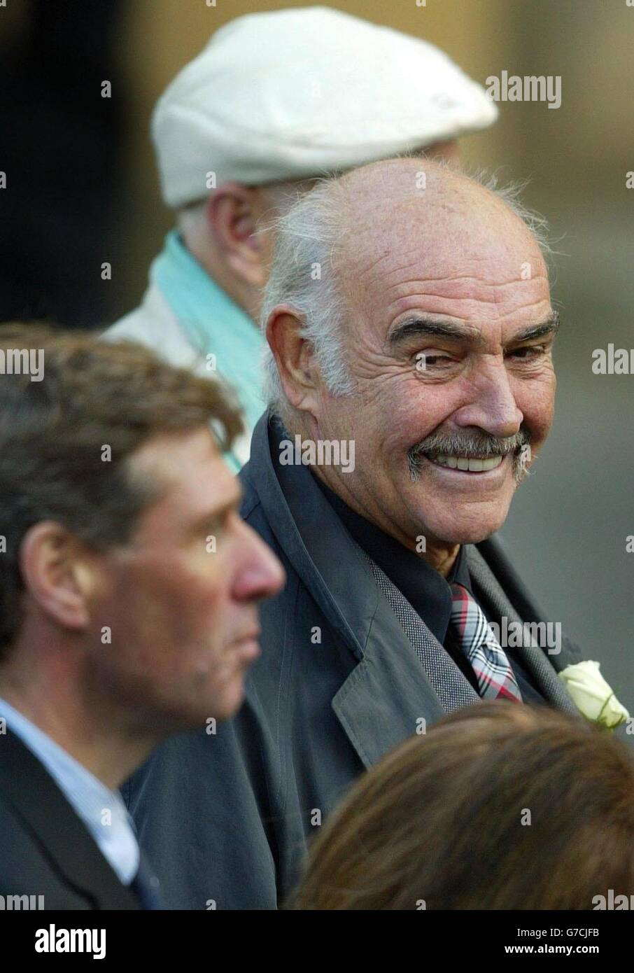 Sean connery official opening new scottish parliament building holyrood ...