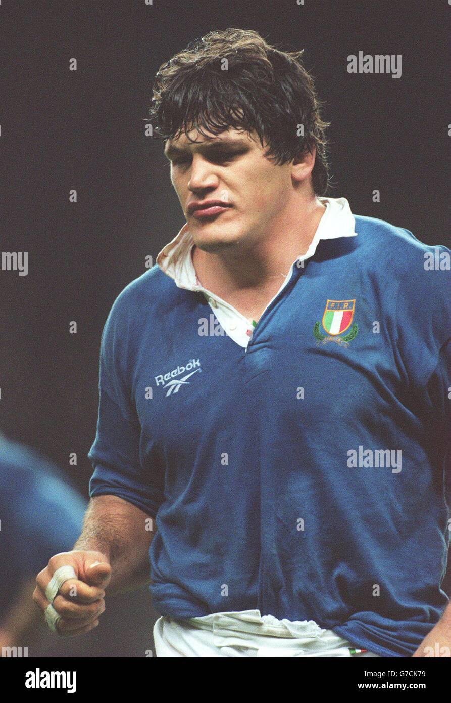 Rugby Union ... England v Italy. Franco Properzi Curti, Italy Stock ...