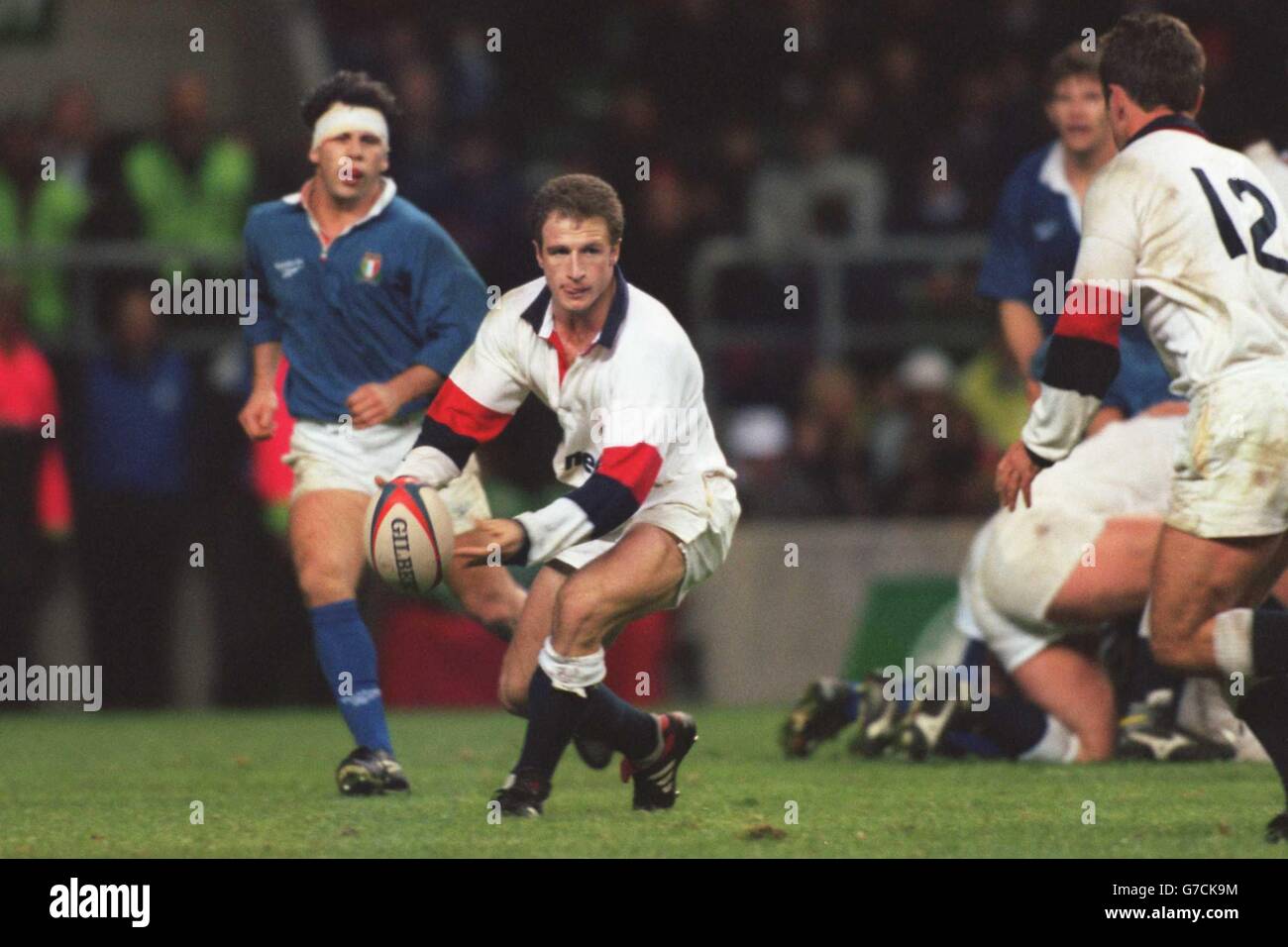 Rugby Union ... England v Italy. Mike Catt, England Stock Photo - Alamy