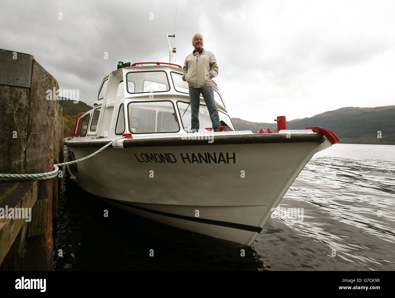MV Lomond Hannah launched Stock Photo - Alamy