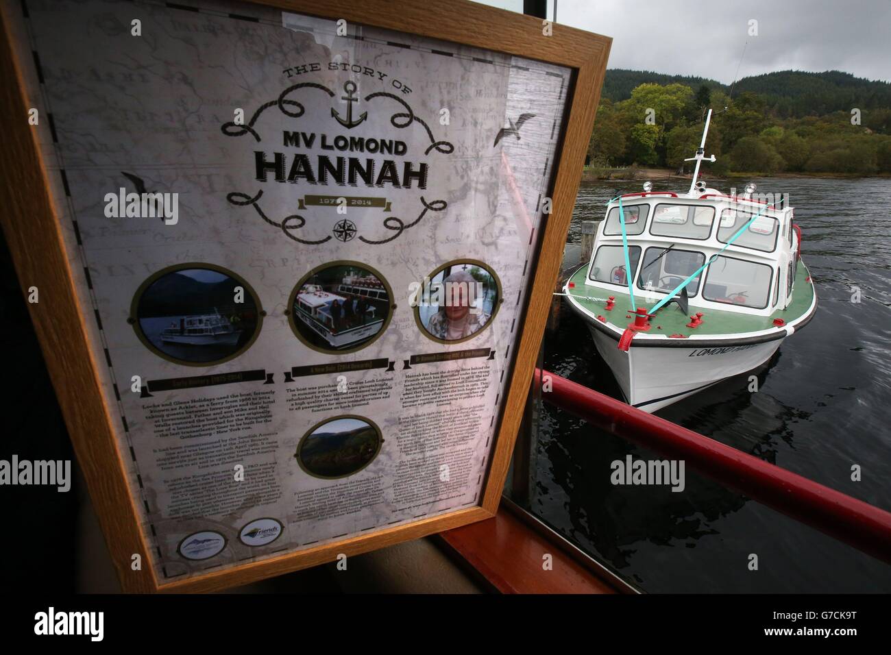 MV Lomond Hannah launched Stock Photo - Alamy