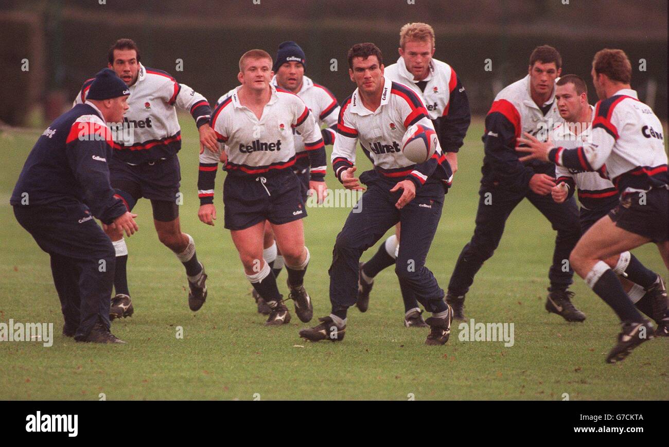 Rugby Union - England Training Stock Photo - Alamy