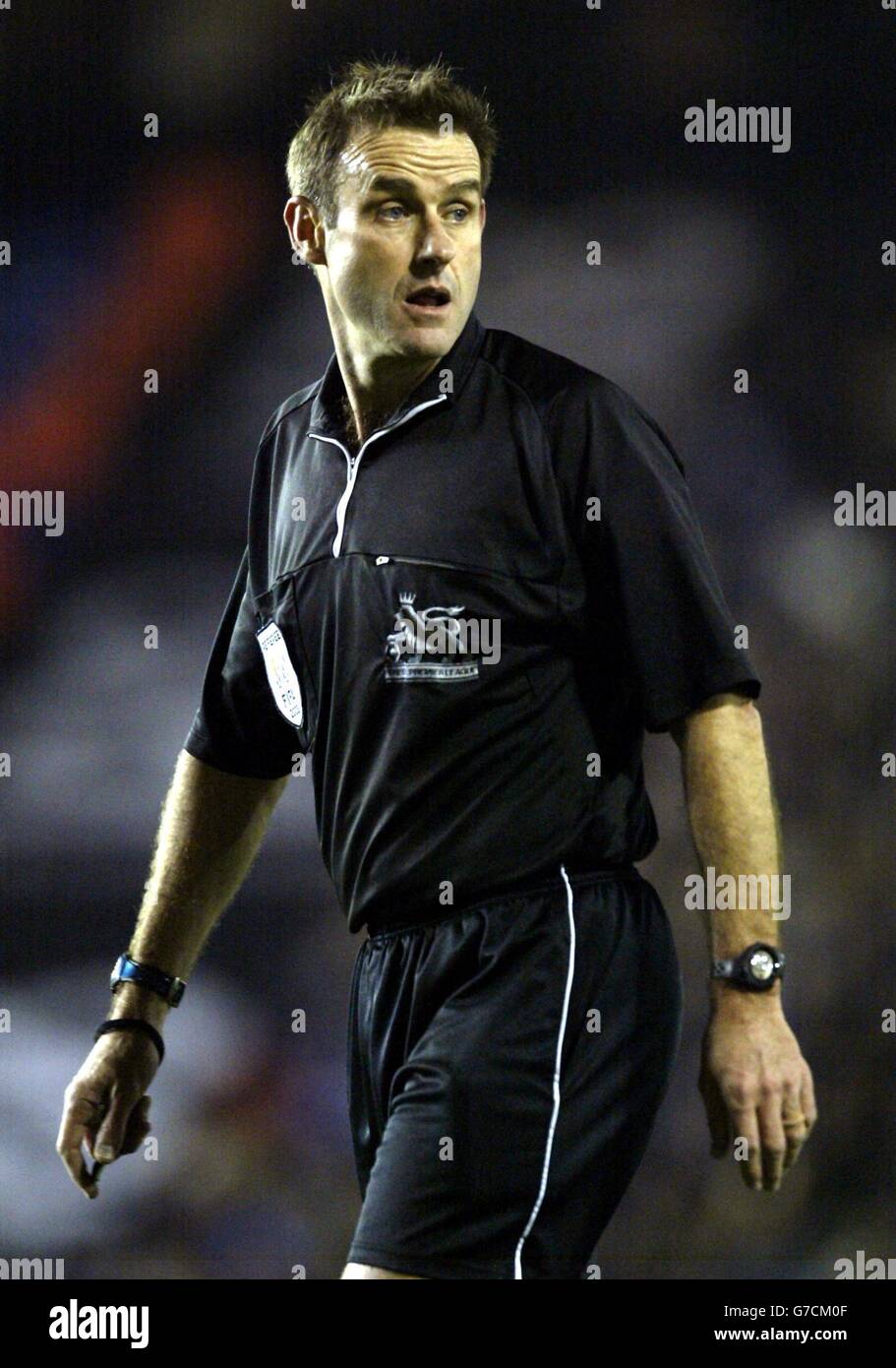 Graham Barber. Referee, Graham Barber Stock Photo - Alamy