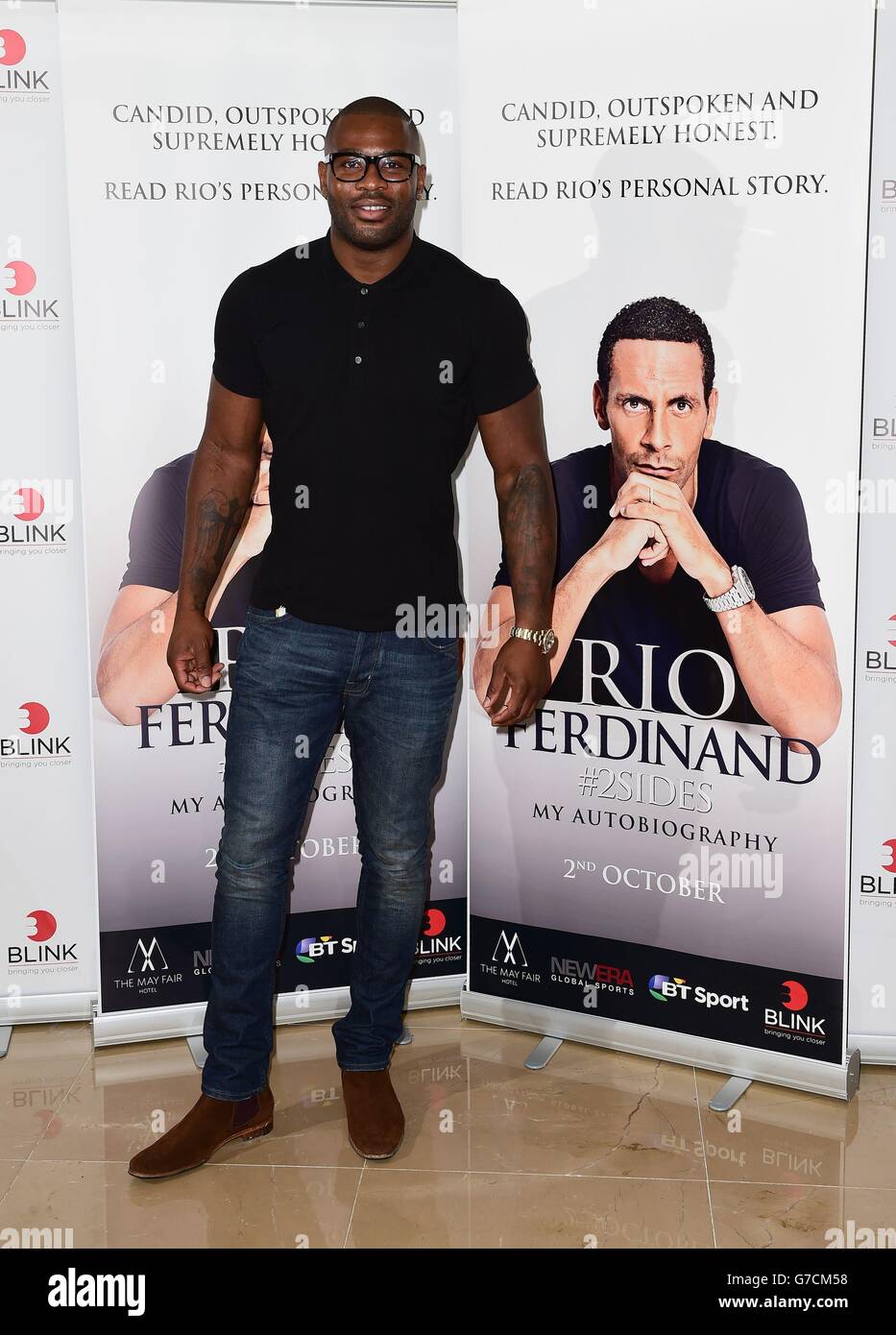 Rio Ferdinand book launch - London Stock Photo - Alamy