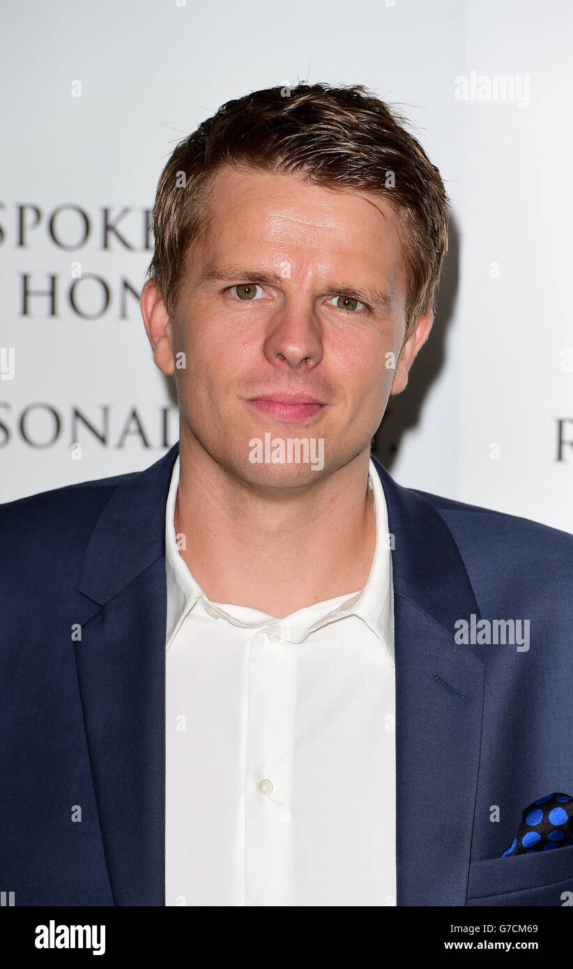 Jake Humphrey attending the launch of Rio Ferdinand's autobiography ...
