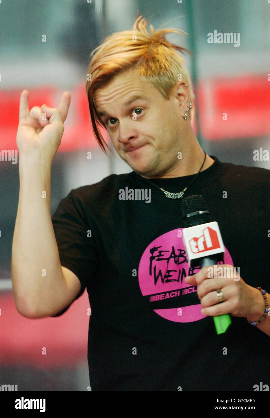 Music live television mtv trl mtv band hi-res stock photography and ...