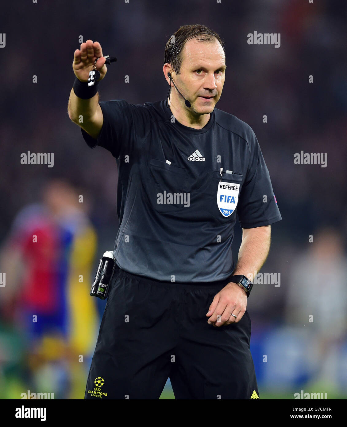 St jakob park referee jonas eriksson hi-res stock photography and ...
