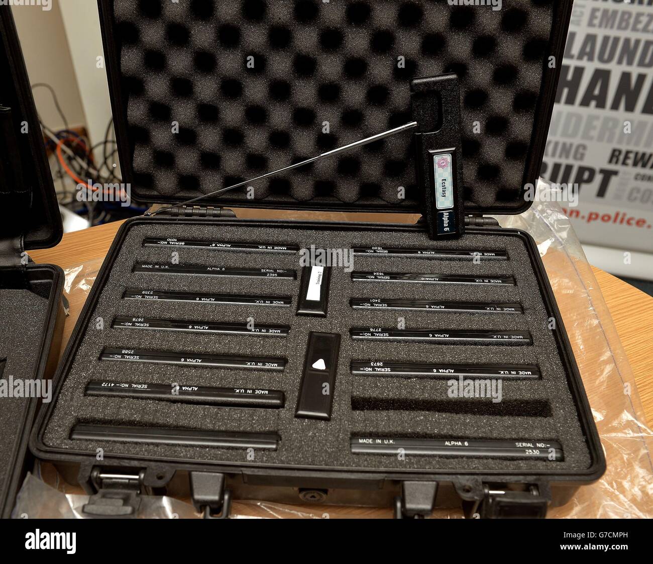 An example of the fake bomb detectors which were sold by Sam and Joan ...