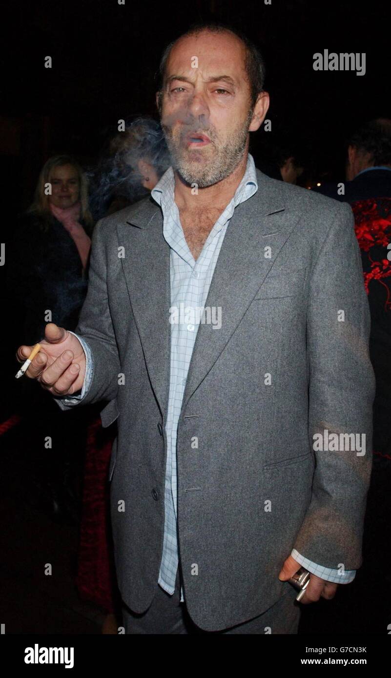 Actor Keith Allen arrives for a private party ahead of the auction of ...