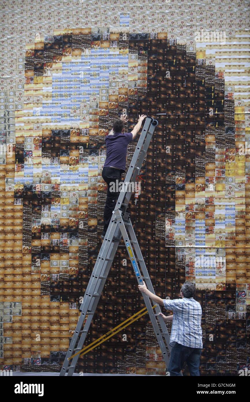 Jack Bauer poster installation - London Stock Photo - Alamy